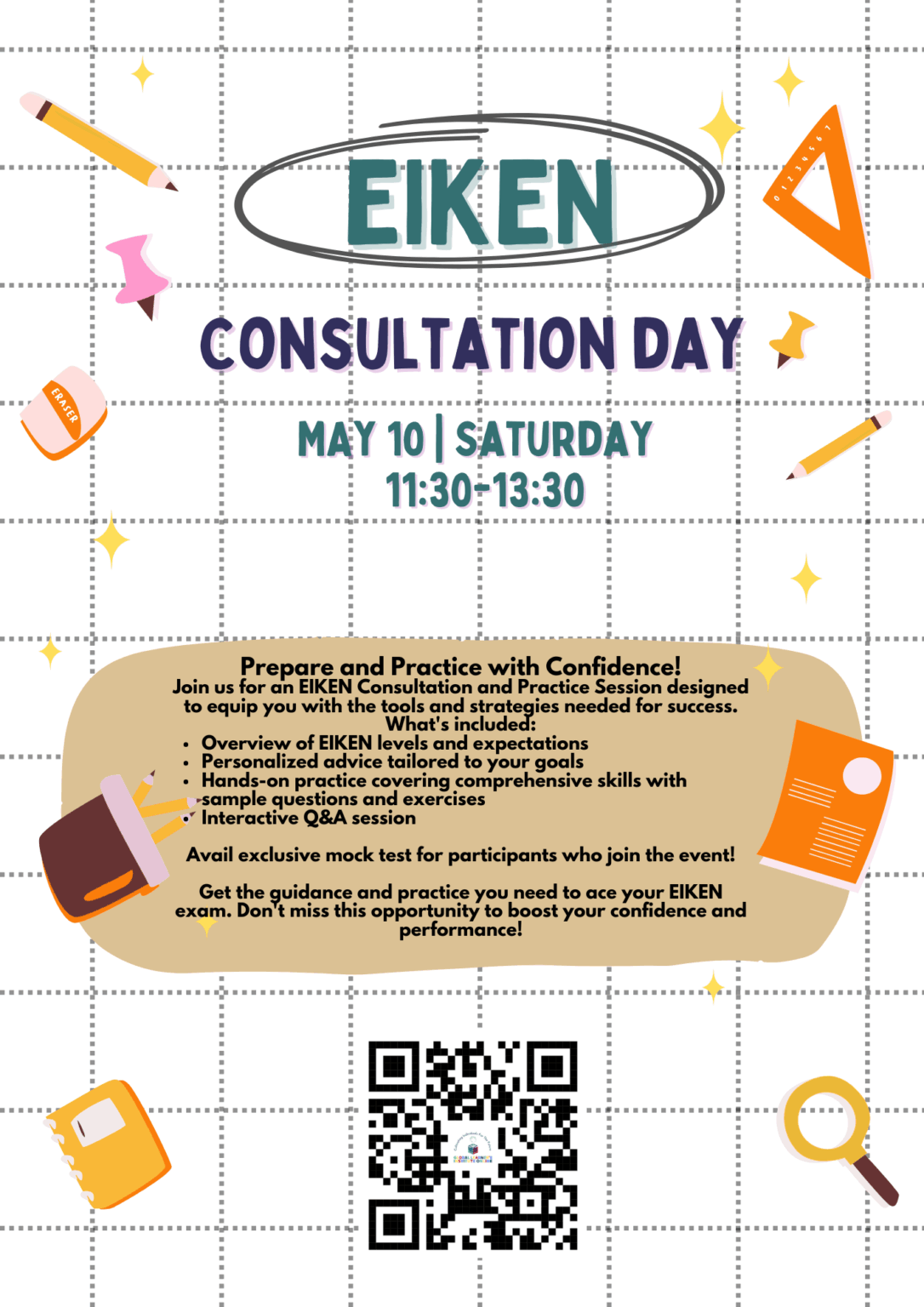 EIKEN CONSULTATION DAY: Pass the EIKEN ®︎! | Harumi, Hiroo, Musashi ...