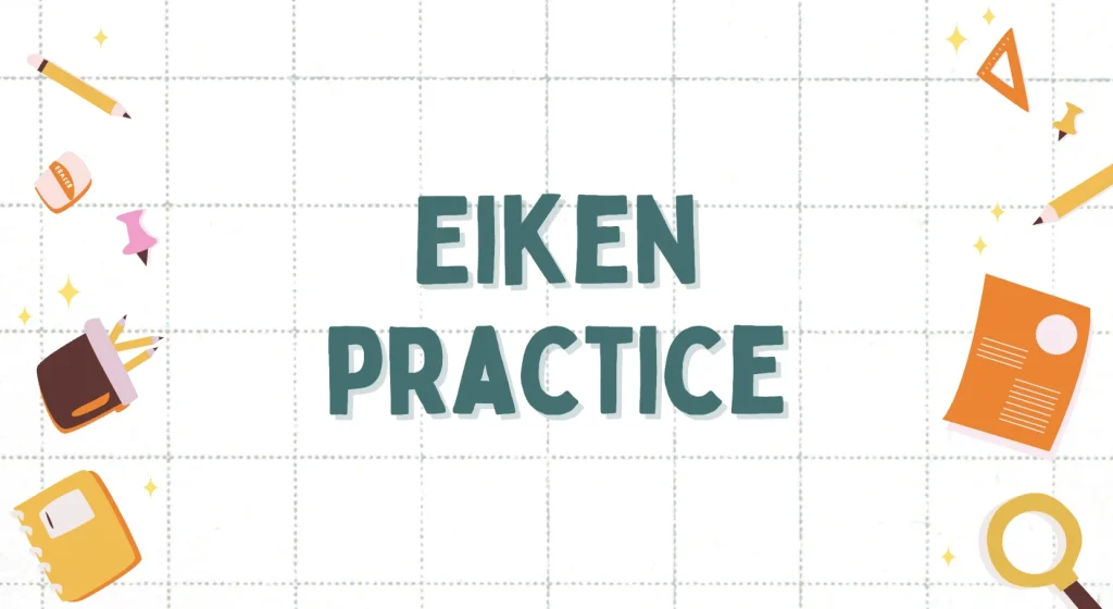 GLI Online Event] Last minute preparation for the Eiken with an online ...